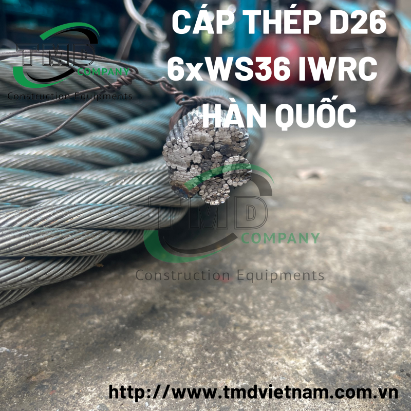 CÁP THÉP D26 6xWS36+IWRC - http:/www.tmdvietnam.com.vn